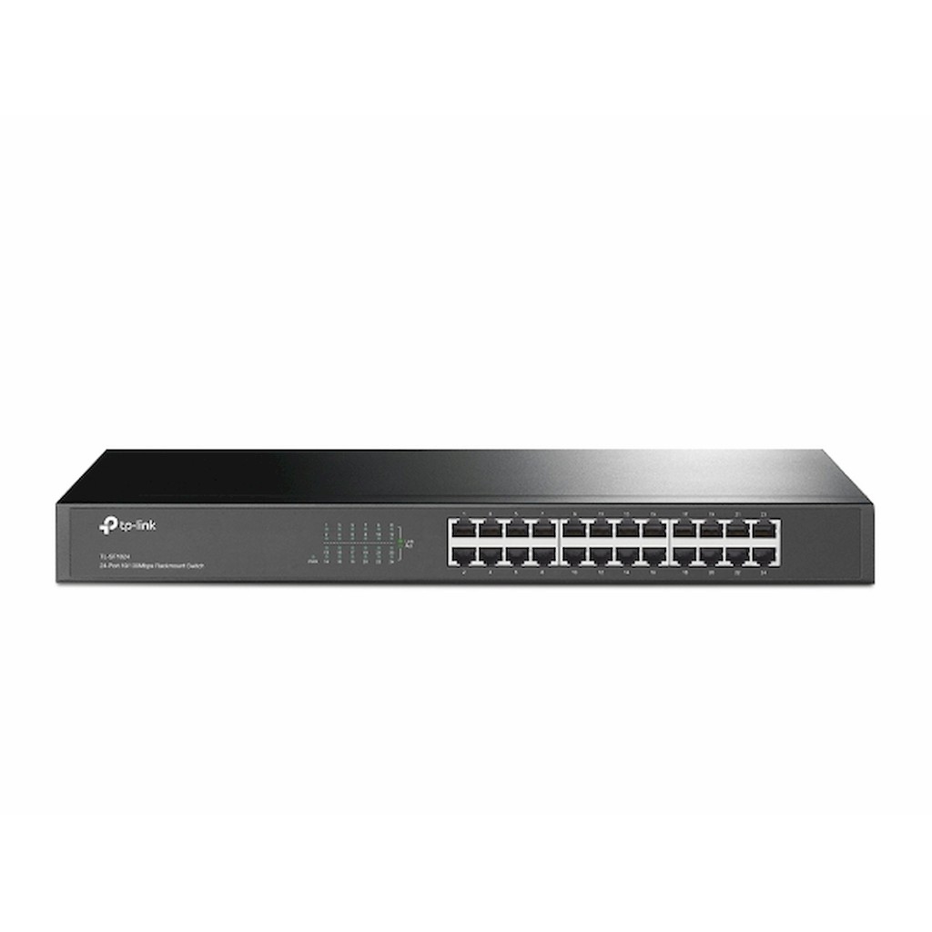 TP-Link TL-SF1024 24-Port 10/100Mbps Rackmount Switch | Shopee Singapore