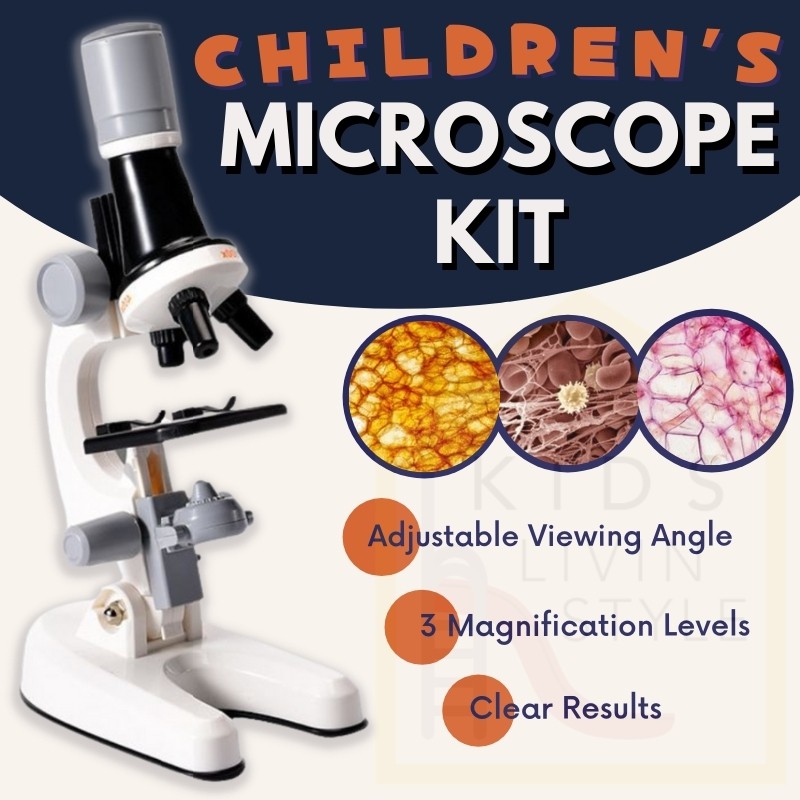 Children’s Microscope Kit | Shopee Singapore