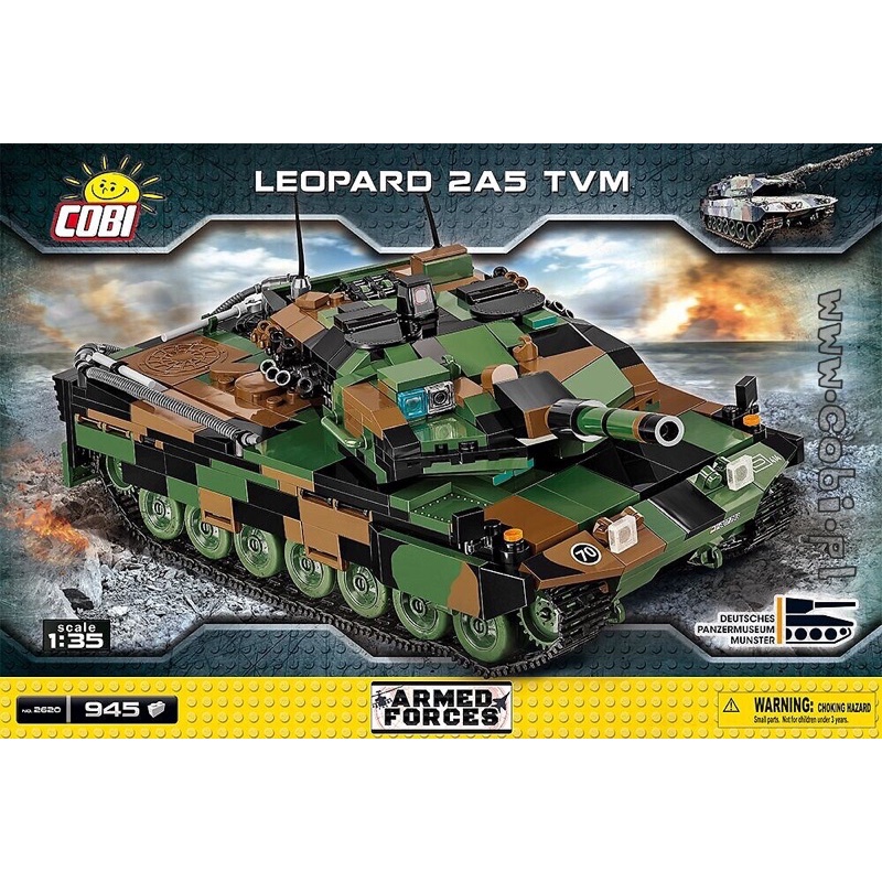 [SG STOCK] COBI GERMAN LEOPARD 2A5 TANK MBT 2620 bricks (lego ...