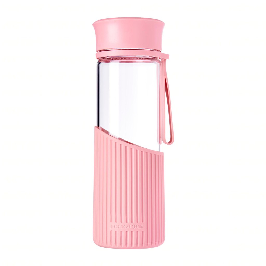 LocknLock Official Tender Borosilicate Glass Water Bottle 500 ML (LLG ...