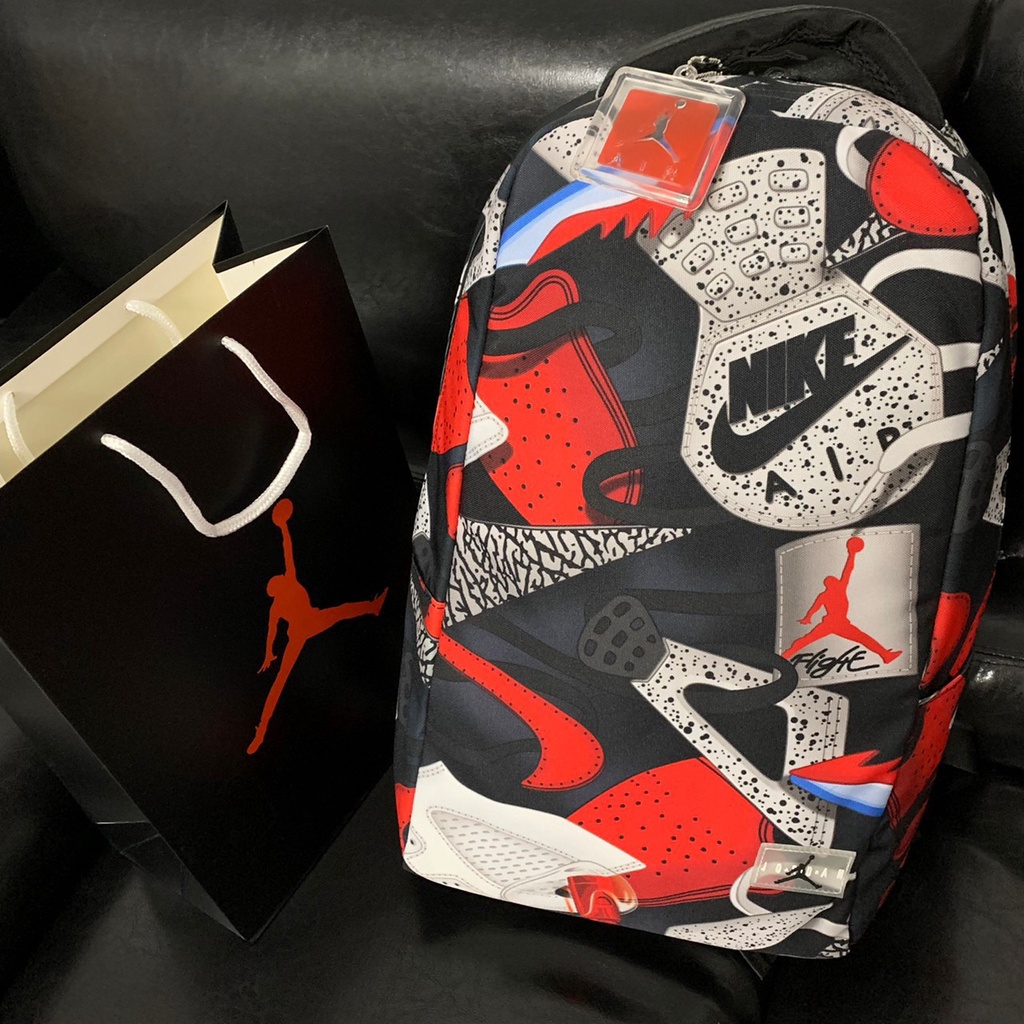 Jordan GRAPHIC AIR MURAL BACKPACK ORIGINAL BACKPACK/JORDAN GRAPHIC AIR ...