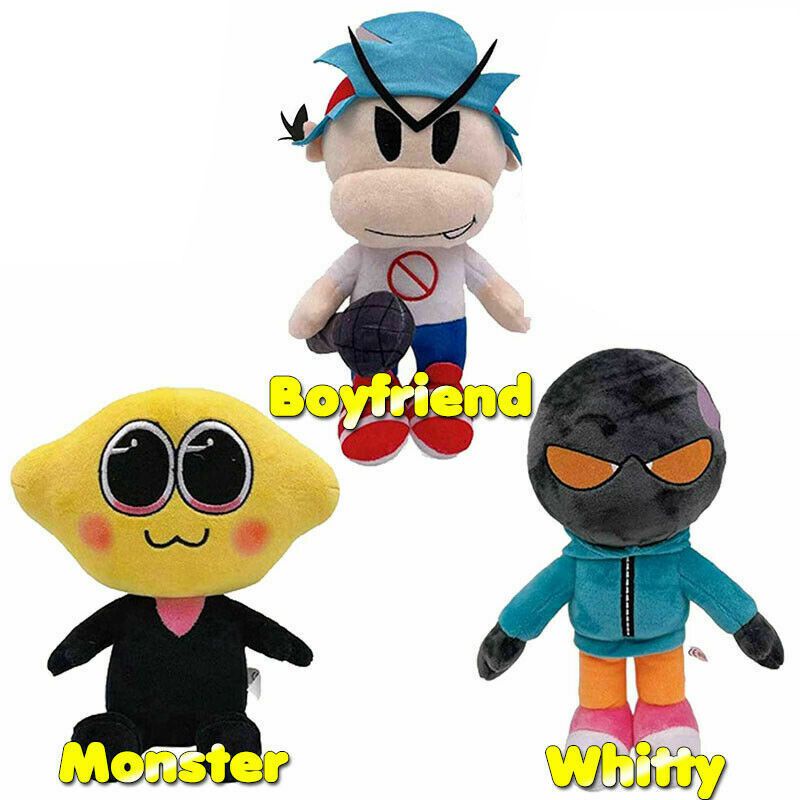 Night Funkin Plush Toy Toy Exquisitely Soft Fnf Whitty And Boyfriend ...