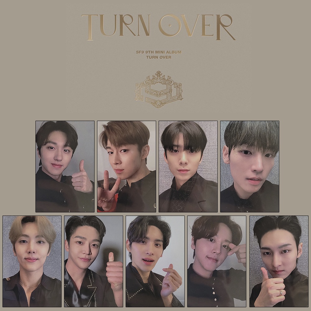 SF9 9th Mini Album - TURN OVER [EVERLINE POB PHOTOCARD] | Shopee Singapore