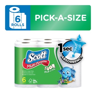 Scott Kitchen Towel Rolls | 6 rolls / 8 rolls (8x55s / 6x52s / 6x50s ...