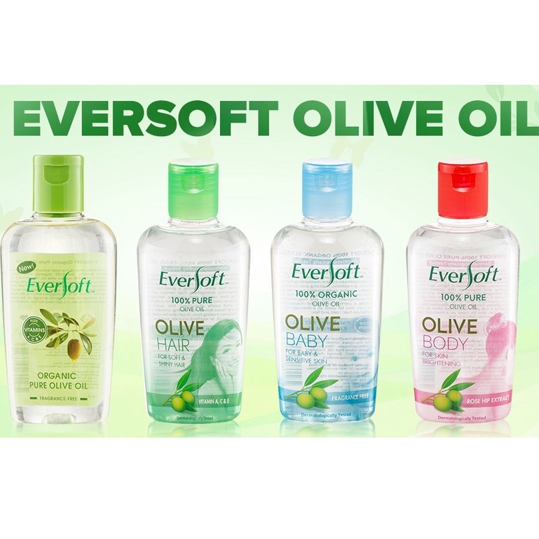 EVERSOFT Pure Olive Oil 150ml | Shopee Singapore