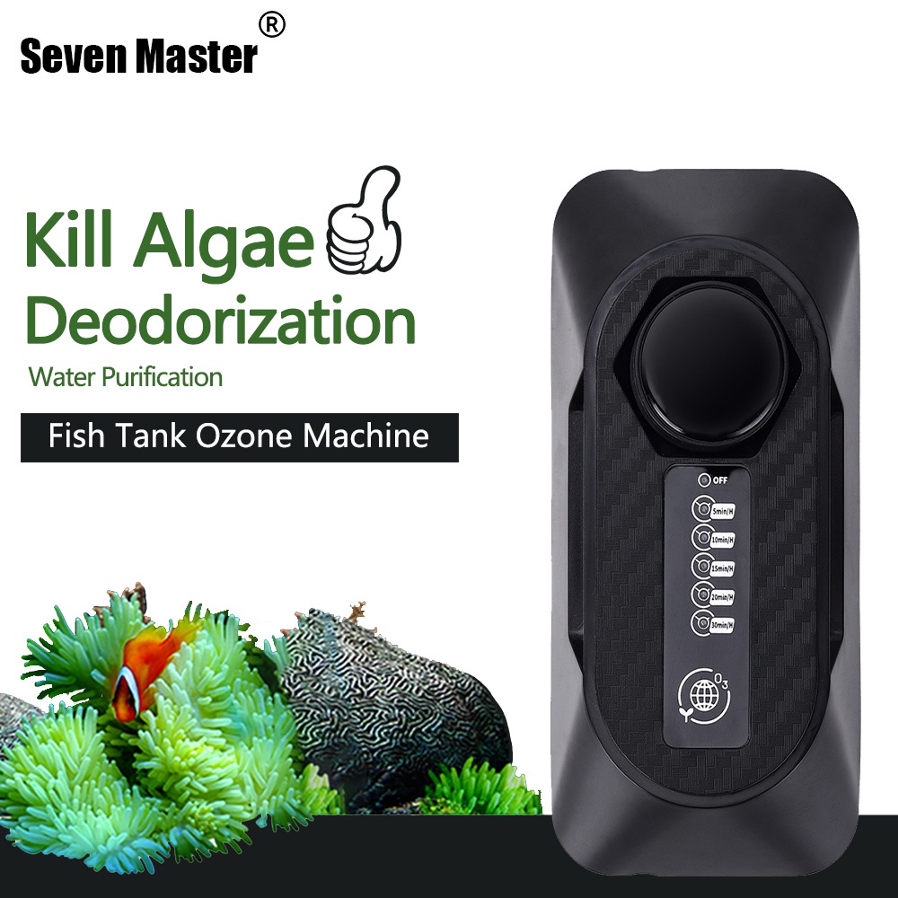 Seven Master Adjustable 120mg Portable Aquarium Ozone Generator Fish ...
