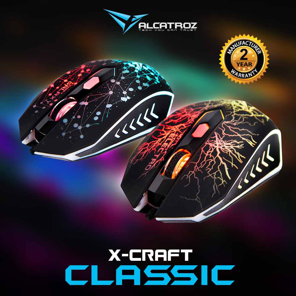 Alcatroz X-Craft Classic Gaming Mouse 2400 CPI 4 Button | Shopee Singapore