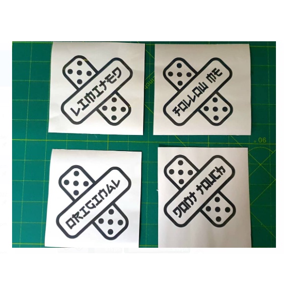 CAR PLASTER STICKER, JDM STICKER,BANDAGE PLASTER,BUMPER STICKER,SCRATCH ...