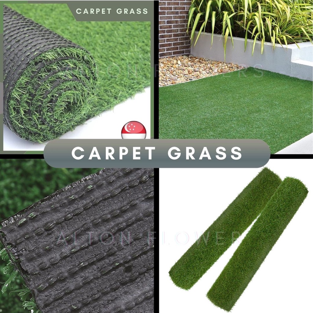 2m x 1m High Density Artificial Grass Carpet Landscaping Lawn turf Fake ...