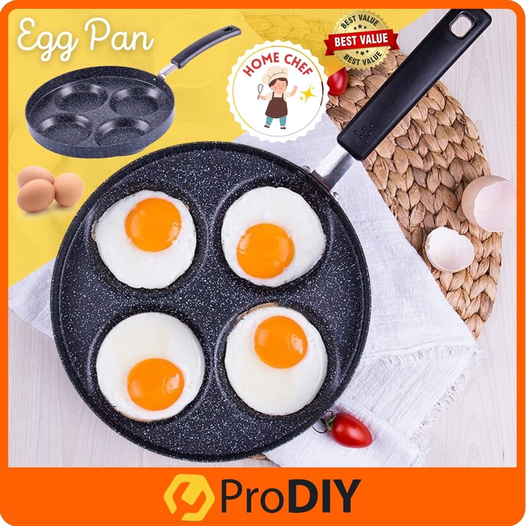 Maifan Stone Egg Pan Round 4 Hole Ham Pancake Maker Omelete Non Stick ...