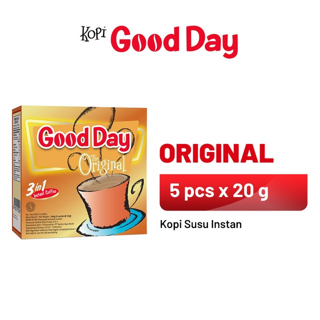 Good DAY The Original 1 Box (5 x 20gr) | Shopee Singapore
