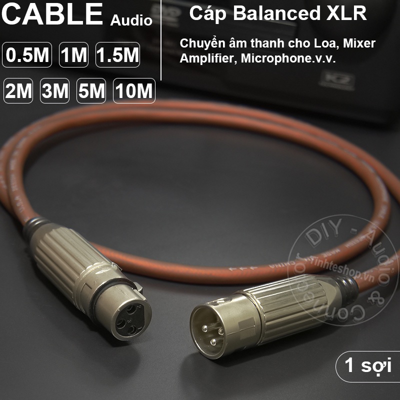 Diy male to female canon cable 1 strand 0.5M to 5M - XLR balance cable ...
