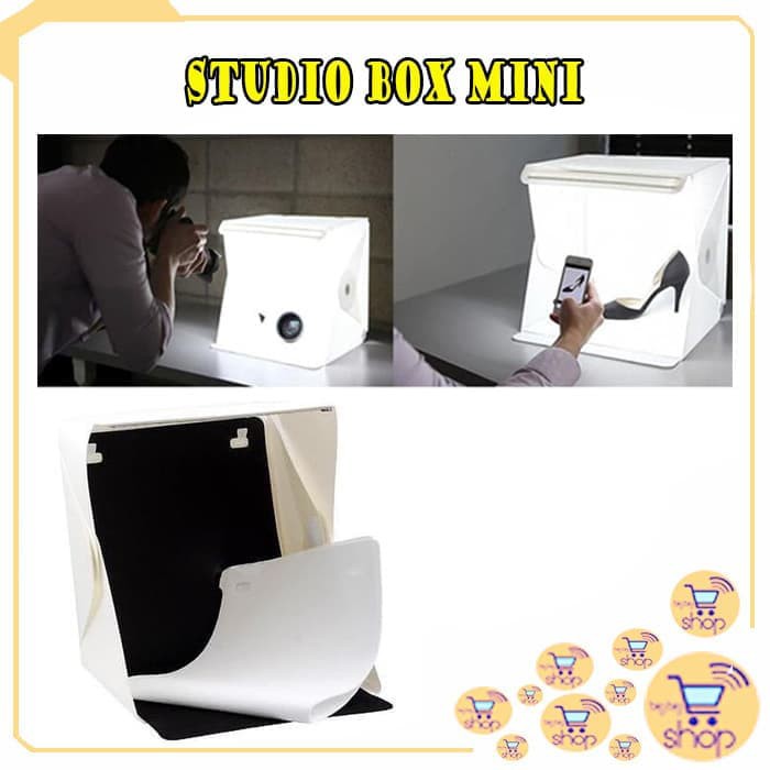 HITAM PUTIH Mini PHOTO Study BOX Get 2 Black And White Backgrounds WITH ...