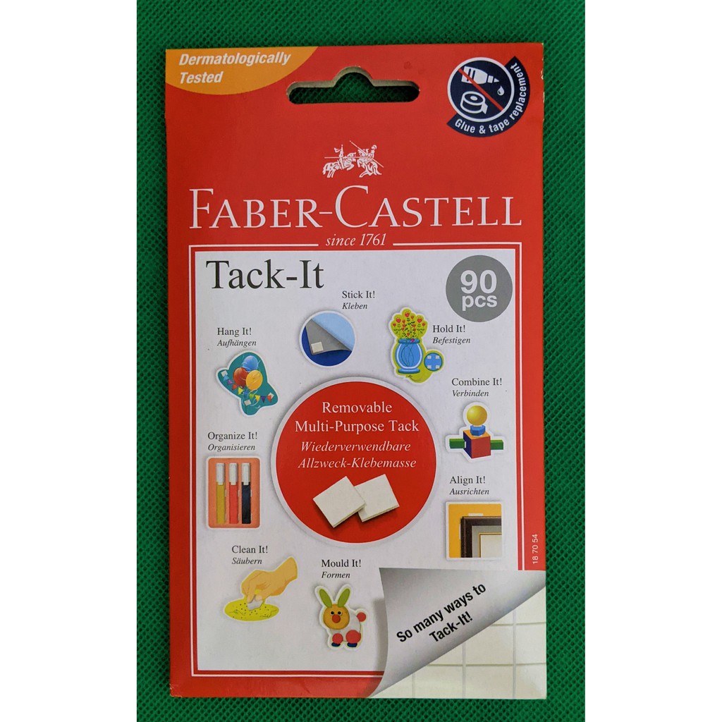 Faber Castell Tact It Blue Tack 50g 90pcs | Shopee Singapore