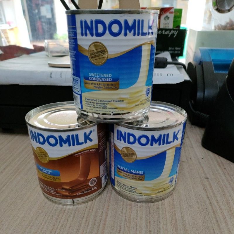 (Bundle of 3) Tin Indomilk susu kental manis - Indomilk sweetened ...