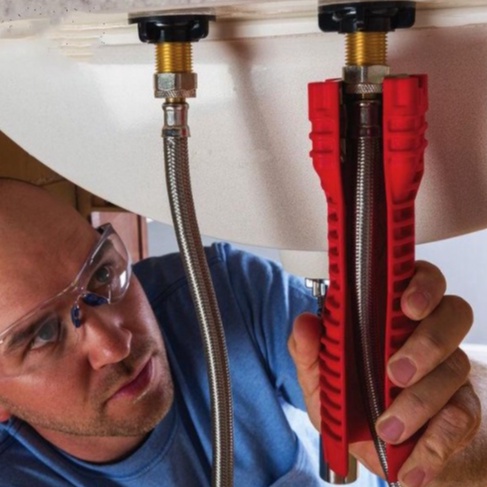 Wrench Plastic Nut Under The Sink Water Faucet Orange (Faucet ...