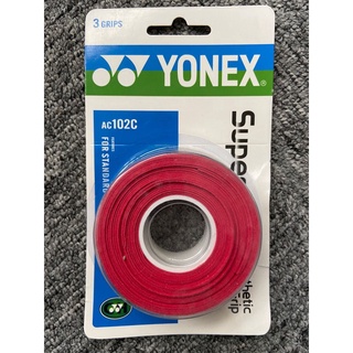 【Ready Stock】Yonex Grip AC102C (3pcs in 1 Roll / Pack) Yonex Super Grap ...