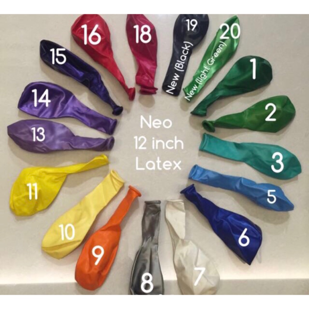 12 inch Neo pearl latex balloon (10pcs pack) | Shopee Singapore