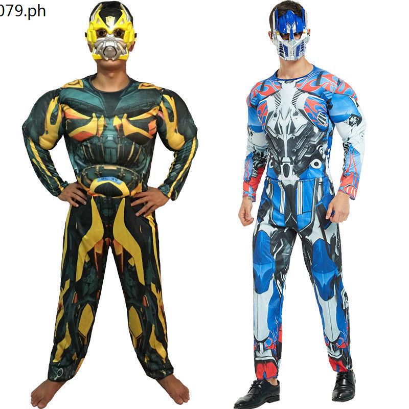 Halloween Costume Adult Autobot Transformers cosplay Suit Optimus Prime ...