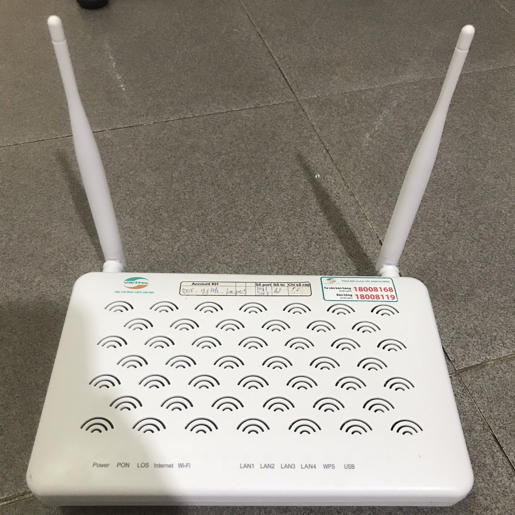 Viettel ZXHN F600W 300Mbps gpon optical Modem | Shopee Singapore
