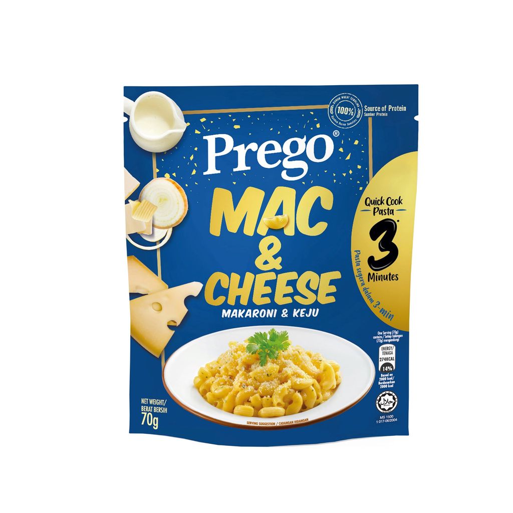 Prego Quick Cook Mac & Cheese (70g) | Shopee Singapore