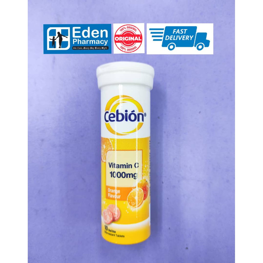 Cebion Vitamin C 1000mg Orange Flavour ( 1 x 10's ) | Shopee Singapore