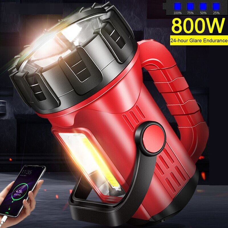Heavy duty flashlight Waterproof torchlight ultra bright flashlight ...