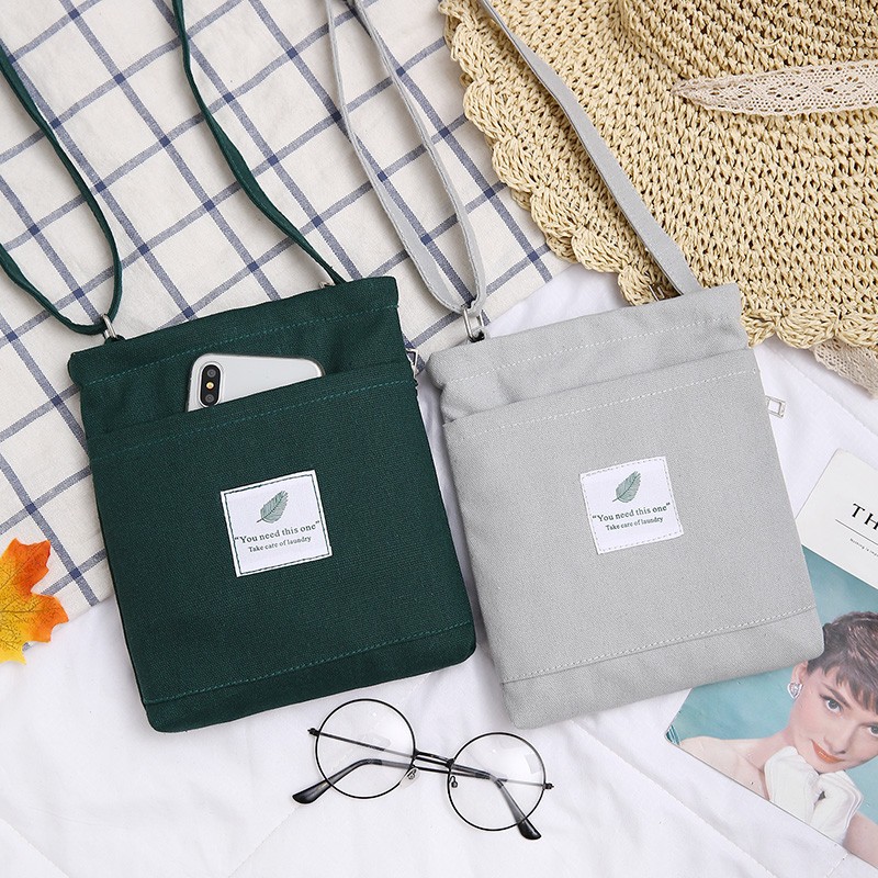 *SG READY STOCK *2025 Popular Canvas Simple Sling Bag | Shopee Singapore