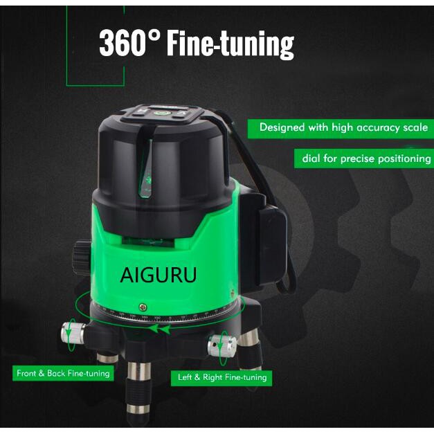 5 lines laser level with high brightness laser and long projection ...