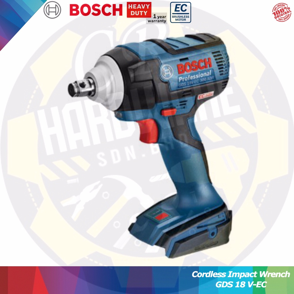Bosch Gds 18 V Ec 300 Abr Solo Battery Impact Wrench Brushless Professional 0 601 9d8 281 