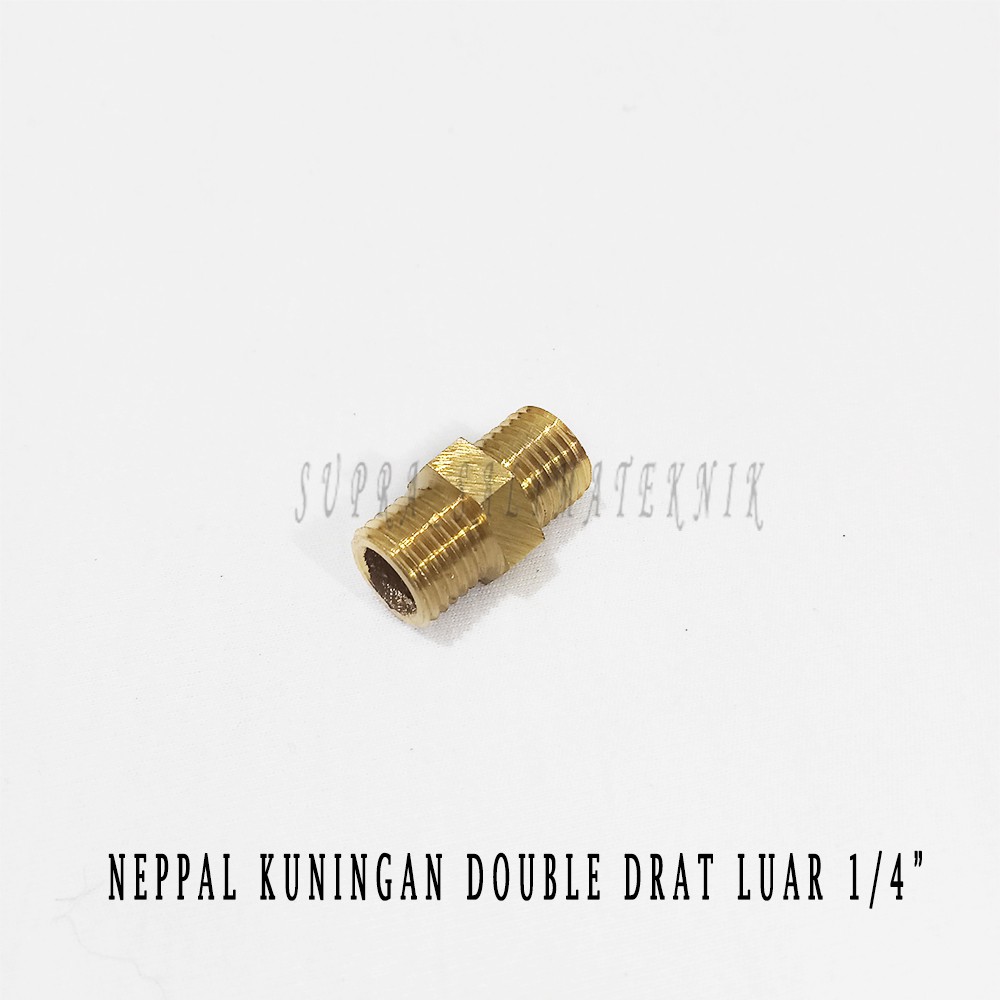 Neppel Brass Double Drat Outside 1 / 4 Inch | Shopee Singapore