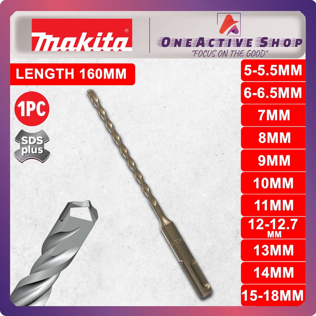 (160MM) MAKITA SDS PLUS DRILL BIT CONCRETE MASONRY DRILL BIT / TUNGSTEN ... (160MM) MAKITA SDS PLUS DRILL BIT CONCRETE MASONRY DRILL BIT / TUNGSTEN ...