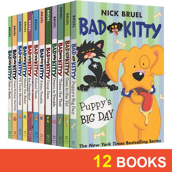 [SG Stock] Bad Kitty Chapter Books Set (12 Books) | Shopee Singapore