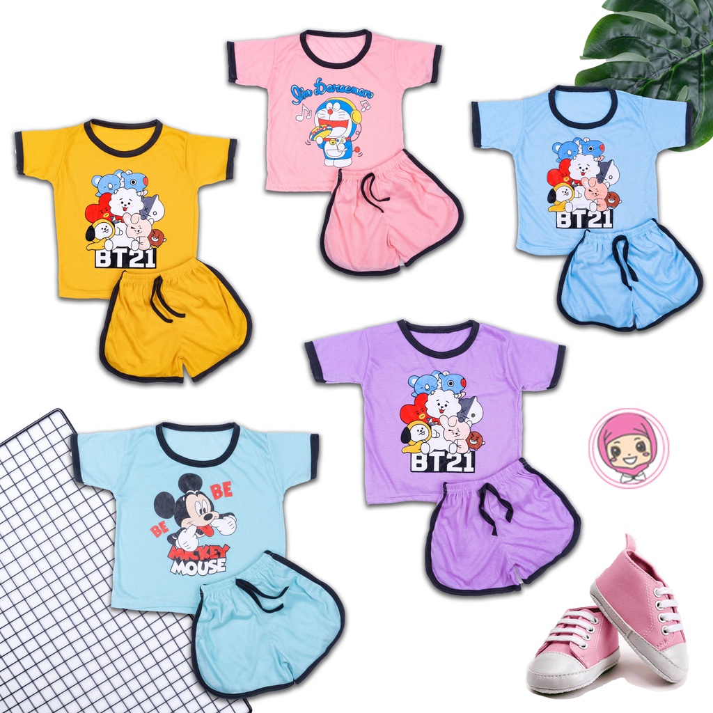Children's Clothes Character BT21 T-Shirt Children's Suits BT21 ...