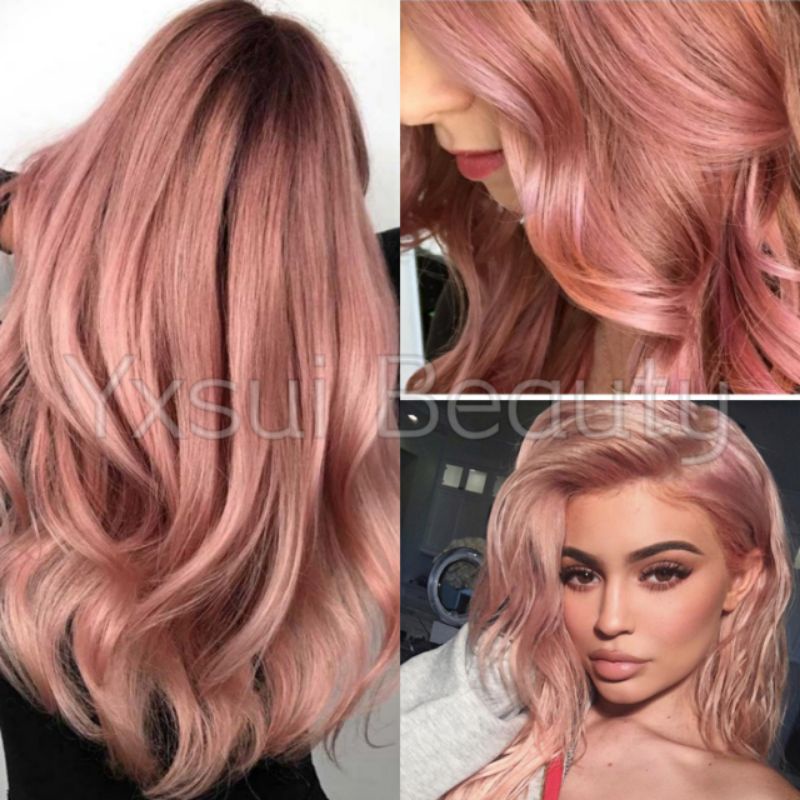 Rose Gold HAIR COLOR DYE CREAM 100ML PEWARNA RAMBUT /玫瑰金/Rose Gold ...