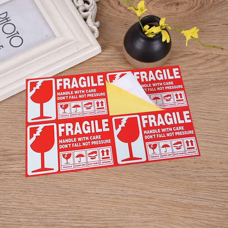 Fragile Label Sticker Warning Lable Sticker 7cm x 13cm- 1000pcs ...