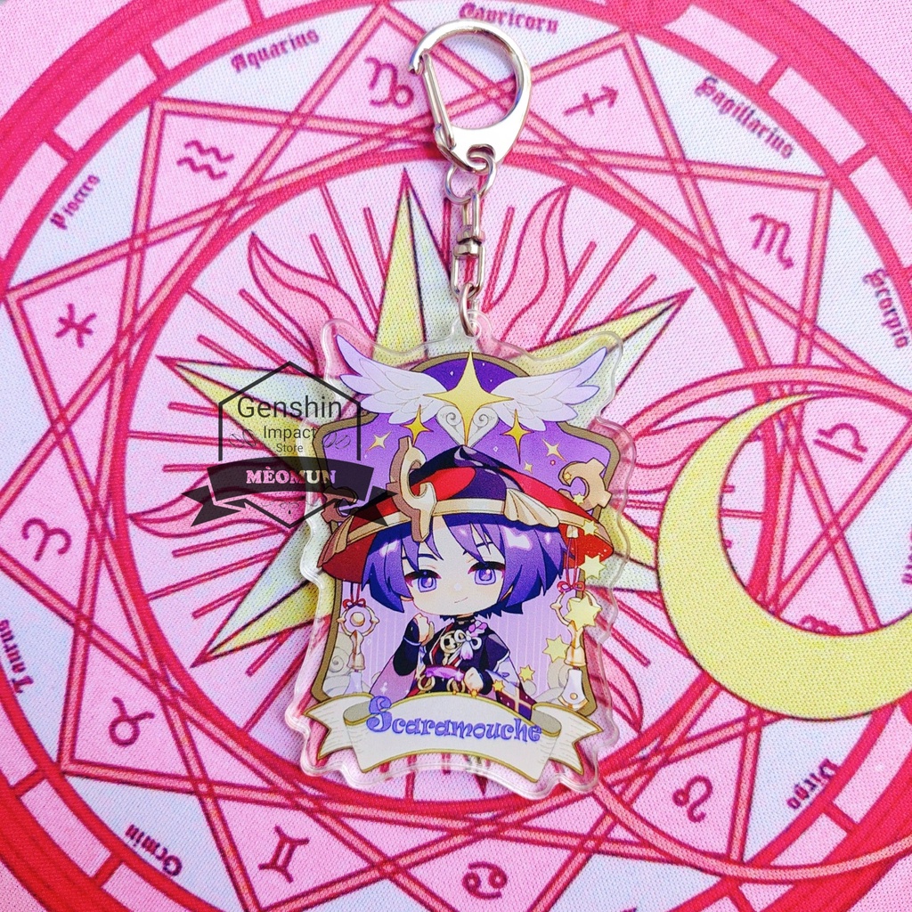 Scaramouche genshin impact M11 Keychain | Shopee Singapore