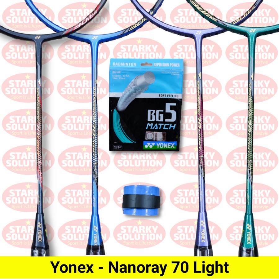 Yonex Nanoray 70 Light Badminton Racket RUDY HARTONO Badminton Original ...