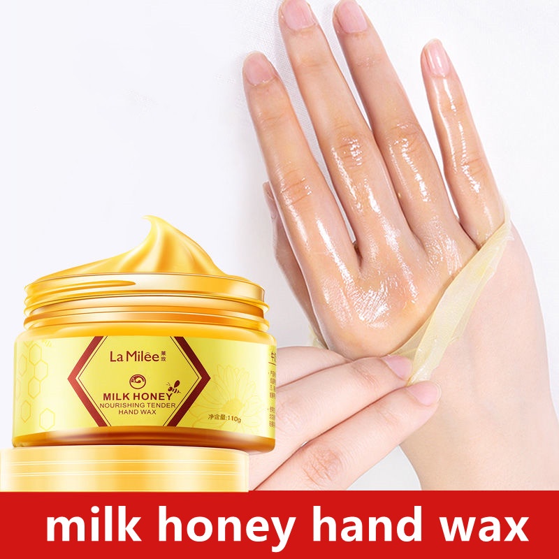 Tear type honey hand mask 110g, hand wax, whitening and moisturizing ...