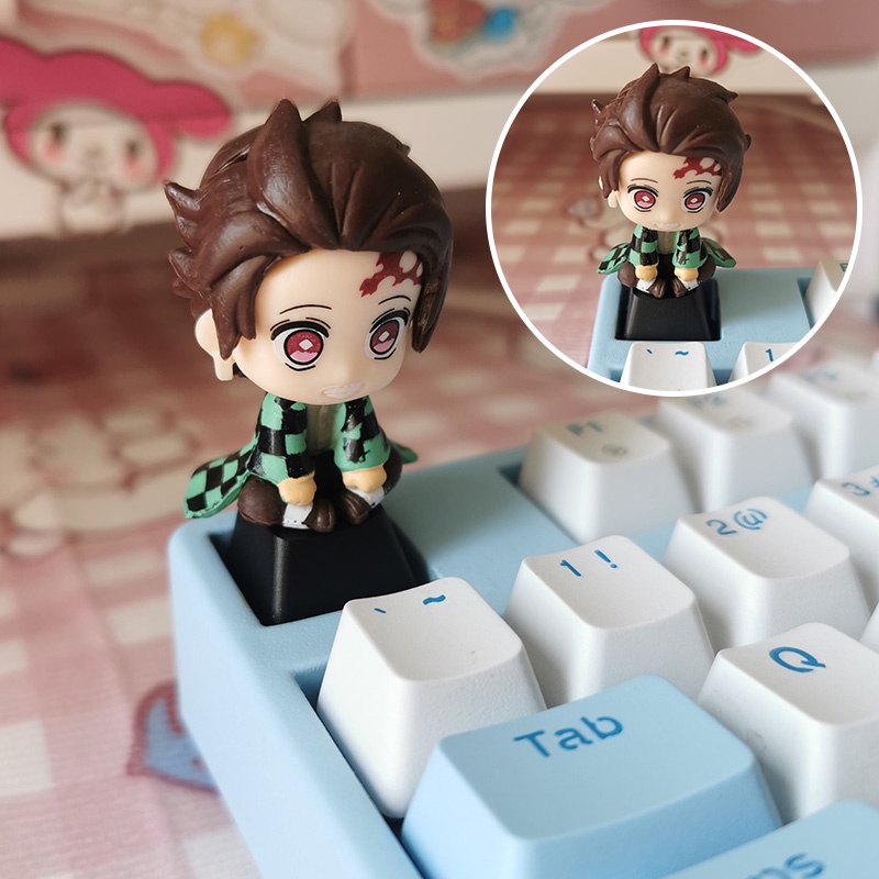 【Keycap】Demon Slayer Tanjiro Nezuko Mechanical Keyboard DIY Customized ...