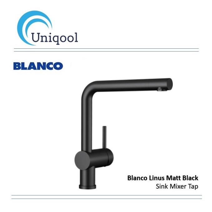 BLANCO LINUS Sink Mixer Tap - Matte Black Series | Shopee Singapore