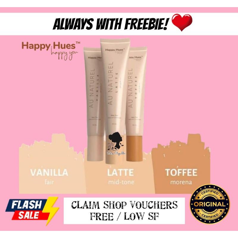 Happy Hues Happy Hue Skin Tint Au Naturel 30ml | Shopee Singapore