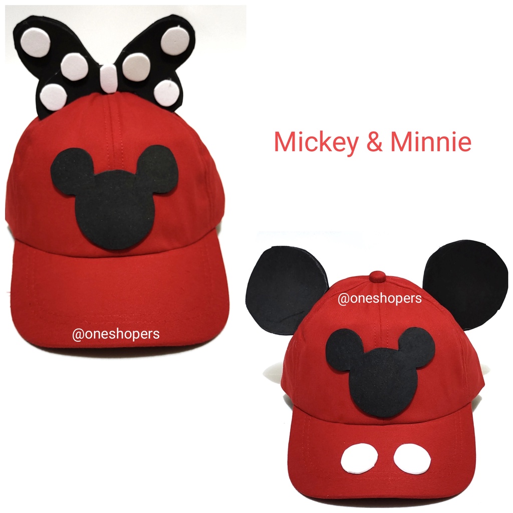 Mickey MOUSE MINNIE MOUSE Children's Hat/ MINNIE MOUSE Character Hat ...