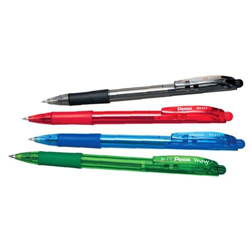 Pentel Retractable Fine Ballpoint Pen 0.7mm (BK417) | Shopee Singapore