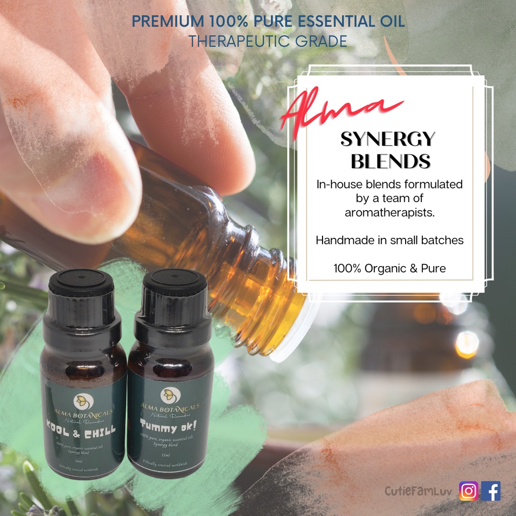 Alma Essential Oil - 100% Pure and Therapeutic Grade - Synergy Blends ...