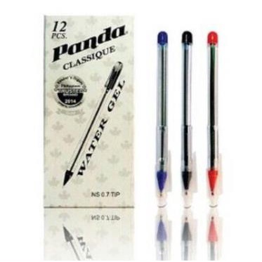 panda classic ballpen (12pcs/box) office supply school supply(black ...