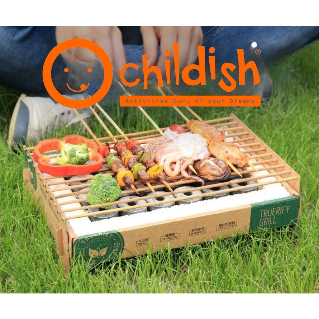 [Ready Stock] Single Use Biodegradable BBQ Pit (Quick Setup, Instant ...