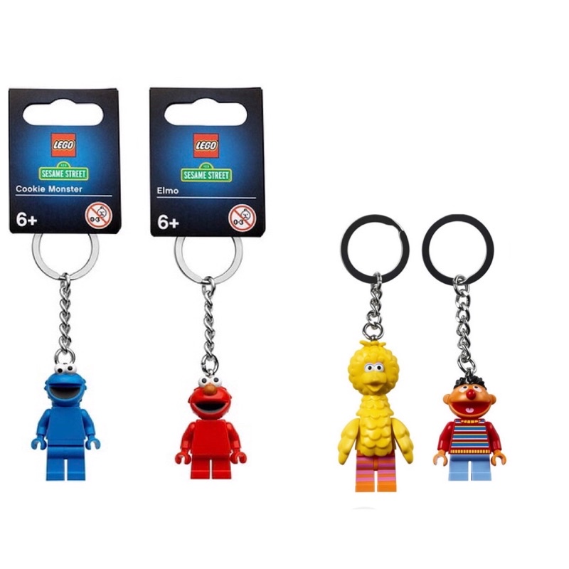 [Lego Galore] LEGO Sesame Street Keychains: Cookie Monster, Elmo, Big ...