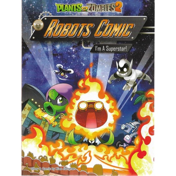 PLANTS VS ZOMBIES 2 Dinosaur and Robots English comic Book / Science ...