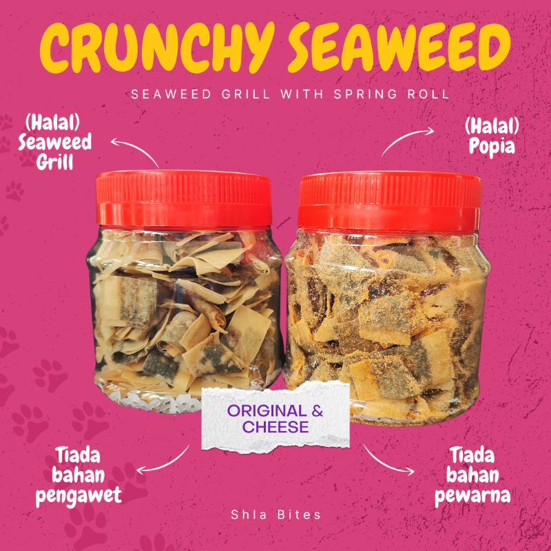 [Halal]Popia Seaweed/popia Seaweed Halal Kerepek Seaweed | Shopee Singapore